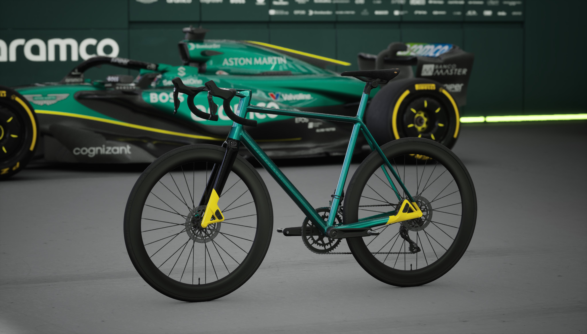 .1R - Aston Martin Racing Green & Ultra Yellow - Aston Martin x J.Laverack